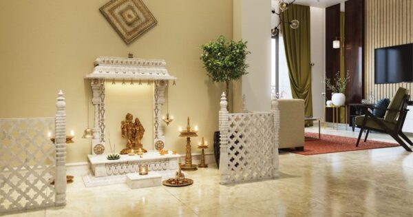 How to Decorate Puja Mandir Room at Home - YF Decor